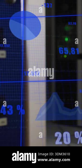 Animation of statistical data processing over grid network against ...