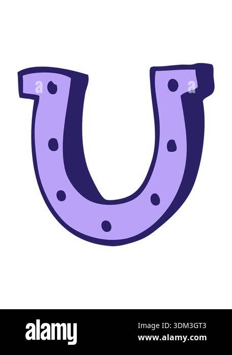 shaking motion animation of cartoon doodle horse shoe Stock Video ...