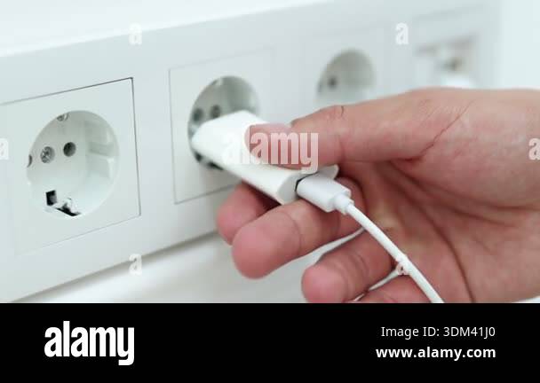 Man plugging usb adapter cable Stock Videos & Footage - HD and 4K Video ...