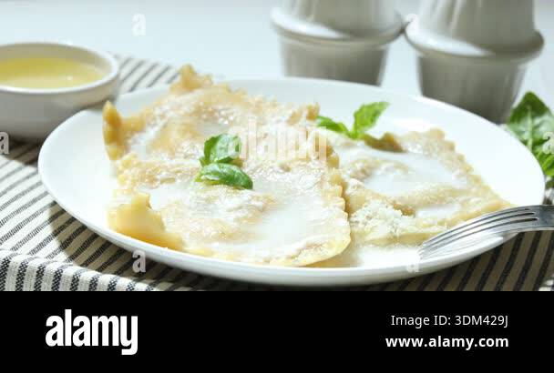 Ravioli cream sauce Stock Videos & Footage - HD and 4K Video Clips - Alamy