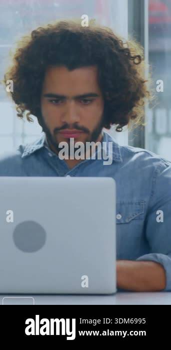 Working with documents and laptop, business people with sustainability ...