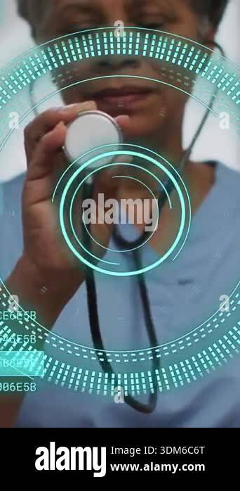 Animation of scope scanning and data processing over african american ...
