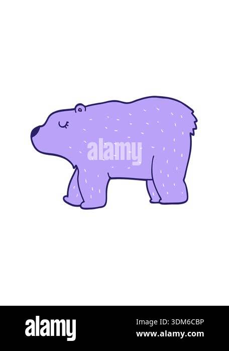 jiggle motion animation of cartoon teddy bear Stock Video Footage - Alamy
