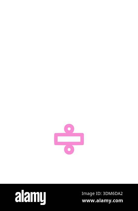 jumping motion animation of division sign symbol icon Stock Video ...