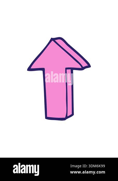 attention grabbing animation of cartoon doodle arrow Stock Video ...
