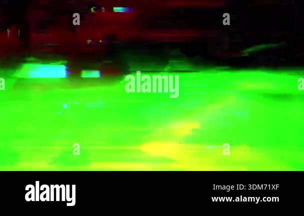 Glitch art style that uses digital or analog errors to create aesthetic ...