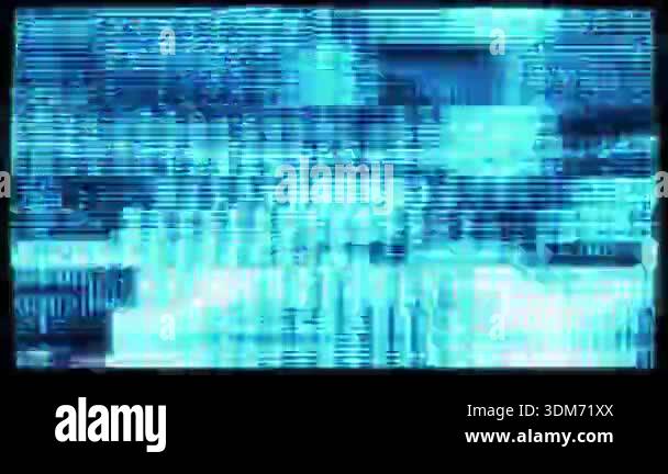 Glitch art style that uses digital or analog errors to create aesthetic ...