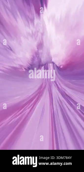 Abstract warp tunnel rushing through deep space, dynamic hyperspace ...