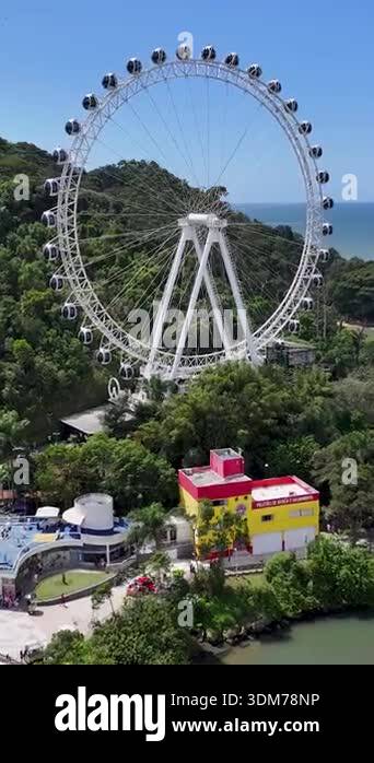 Famous Ferris Wheel At Balneario Camboriu In Santa Catarina Brazil ...