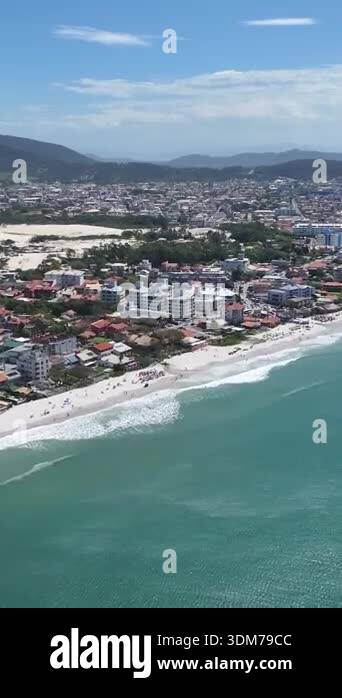 Ingleses Beach At Florianopolis In Santa Catarina Brazil. Beach ...