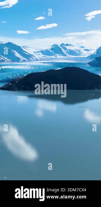 National Park Of Torres Del Paine In Antarctica Chile. Snowy Mountains ...