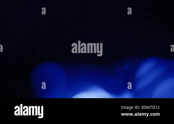 Ambulance Lights Leaks Blue Red And White Color Flashing On Black Stock ...