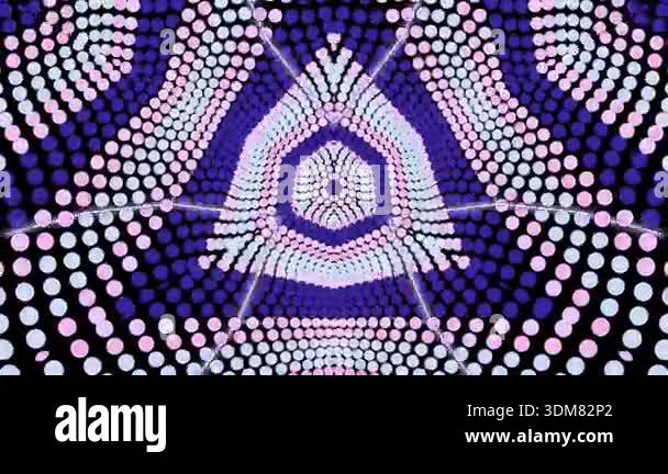 abstract geometric pattern featuring concentric circles and vibrant ...