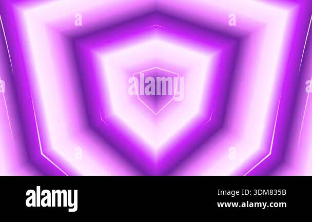 vibrant purple abstract geometric shapes with glowing neon light ...