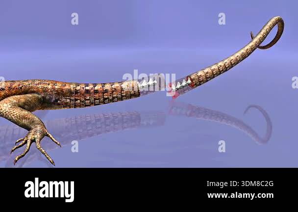 3d animation of common wall lizard tail regeneration showing tissue ...