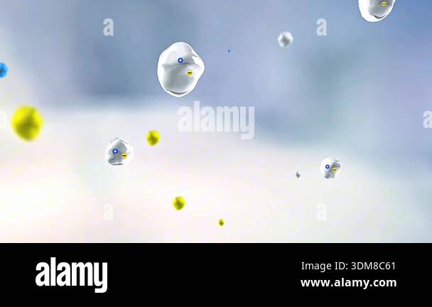 3d animation of lightning formation showing cloud charge buildup ...