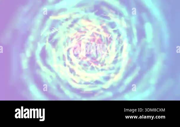 Vibrant swirling light patterns in pastel colors create dynamic visual ...