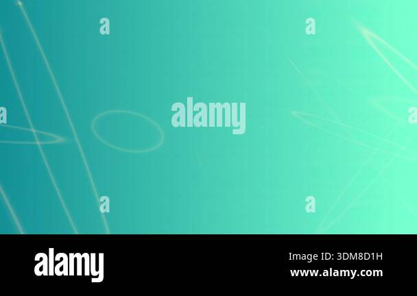 Vibrant teal background with dynamic light streaks and circular motion ...