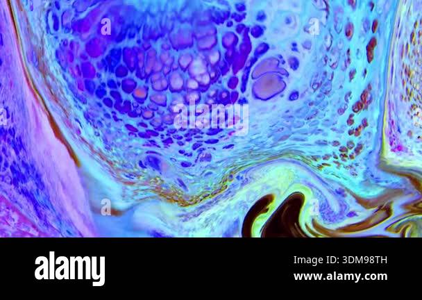 This layered paint texture showcases smooth color flow and visual depth ...