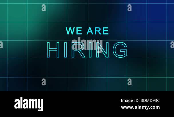 We Are Hiring animated hiring process engagement social media post clip ...