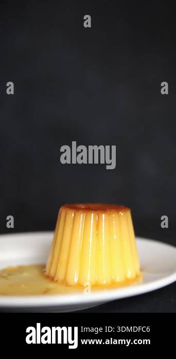 Flan dessert caramel pudding sweet dessert cream tasty snack fresh ...