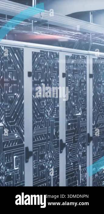 Animation of biometric fingerprint scanner processing and network over ...