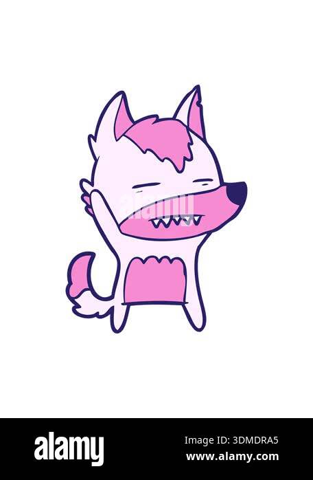 jiggle and pause animation of fox cartoon design Stock Video Footage ...