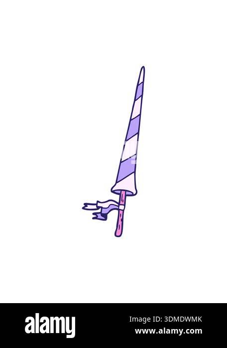 pressure popping animation of cartoon doodle knights lance Stock Video ...