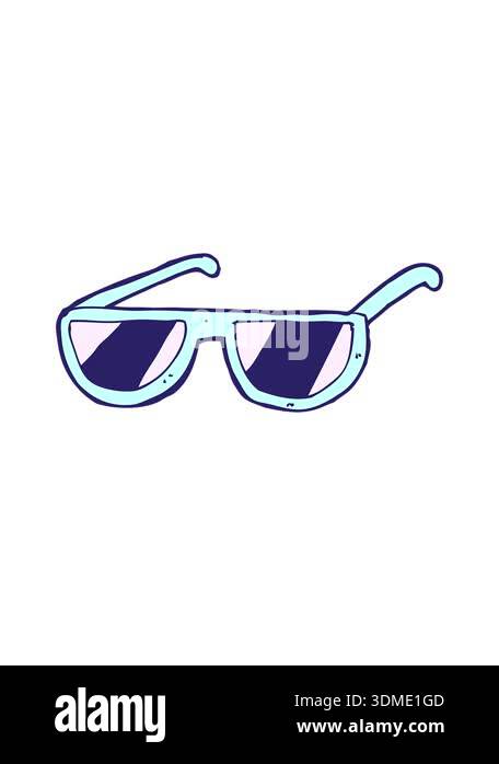shaking motion animation of cartoon x ray spectacles Stock Video ...