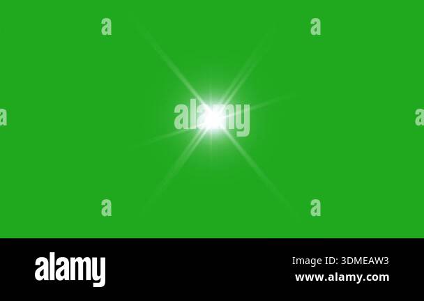 Green screen motion graphic of flashing light, perfect for compositing ...