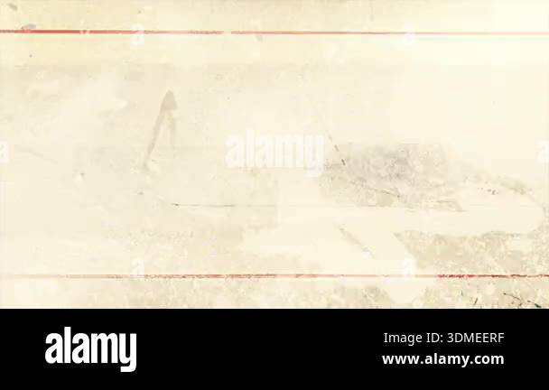 Beige analog paper texture with red frame lines, aged document surface ...
