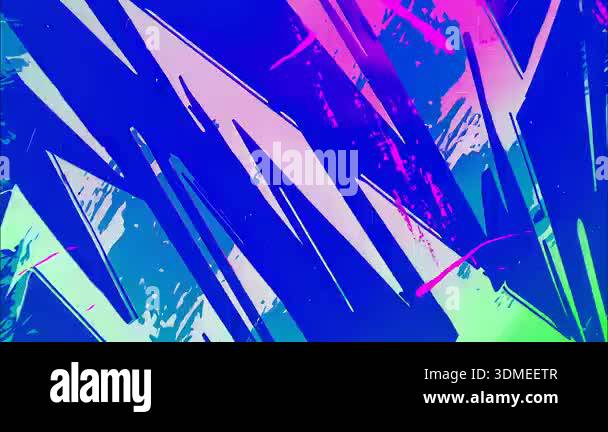bright hand drawn grunge background, sharp abstract paint strokes, neon ...
