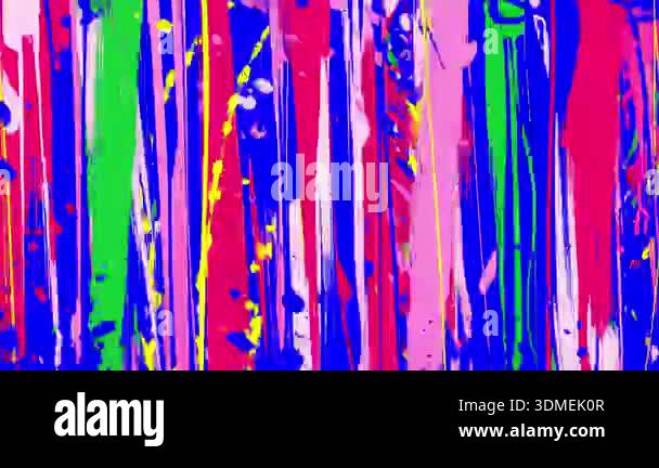 Vertical paint drips, colorful liquid strokes, hand drawn graffiti ...