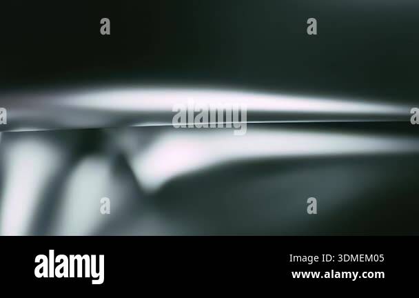 Smooth metallic fold with soft light gradient, dark futuristic abstract ...