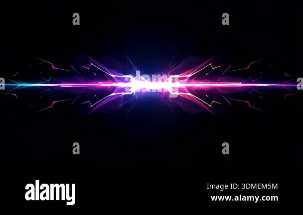 Cartoon energy beam line, comic style power laser streak, 2d animation ...