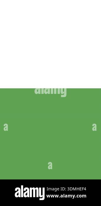 Animation of green rectangles moving on white background. school ...