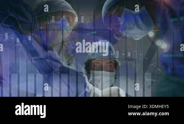 After checking monitors medical team making incision managing bleed ...