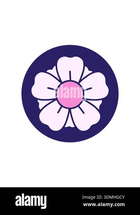 radioactive glowing animation of a flower in simple style Stock Video ...