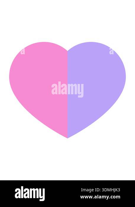 power up animation of heart symbol design Stock Video Footage - Alamy