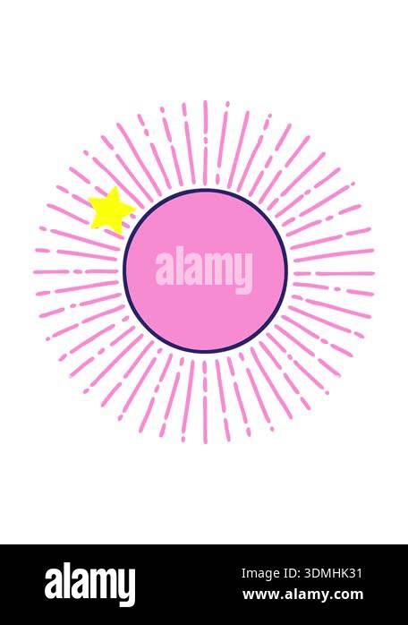 twinkling stars effect animation of sun simple graphic Stock Video ...