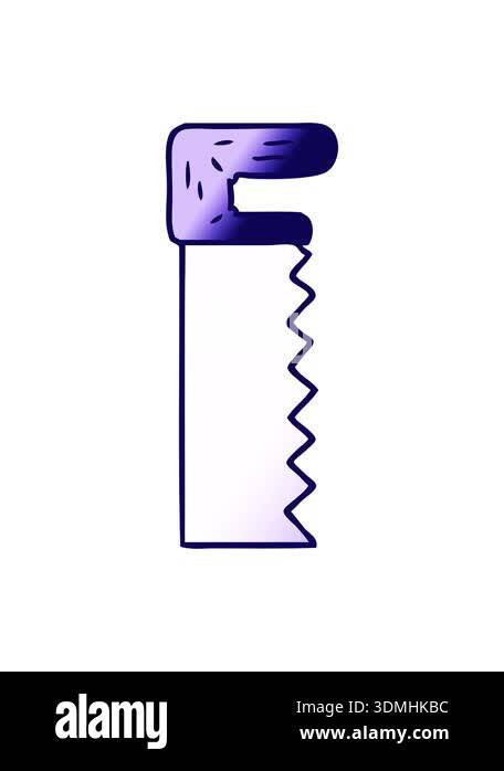 neon light effect animation of hand drawn gradient cartoon doodle of a ...