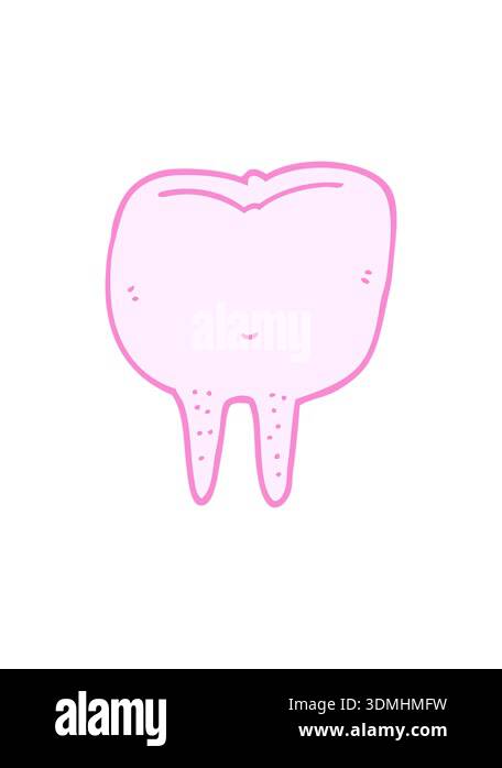 shine light effect animation of cartoon tooth Stock Video Footage - Alamy