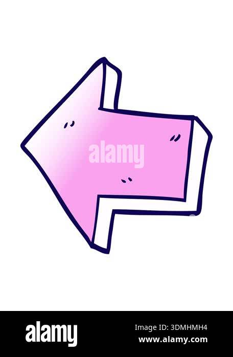 neon light effect animation of cartoon arrow doodle Stock Video Footage ...