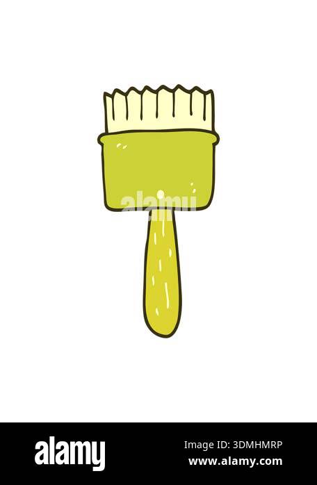 changing color animation of cartoon paintbrush Stock Video Footage - Alamy