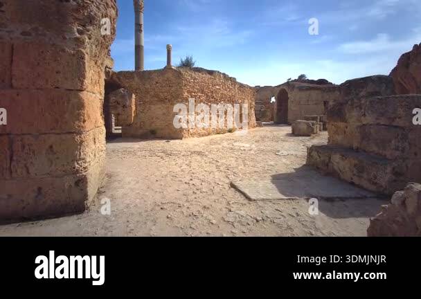 UNESCO World Heritage Site. Archaeological Site of Carthage. View of ...