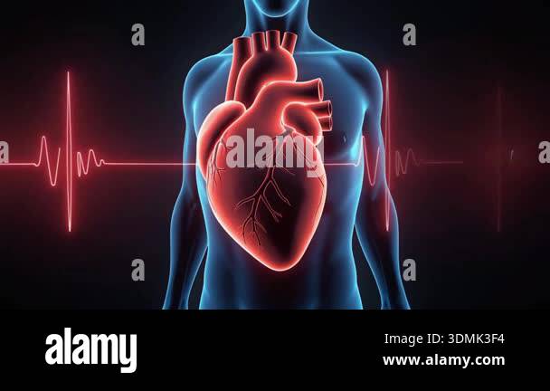 Glowing human heart ecg monitor Stock Videos & Footage - HD and 4K ...