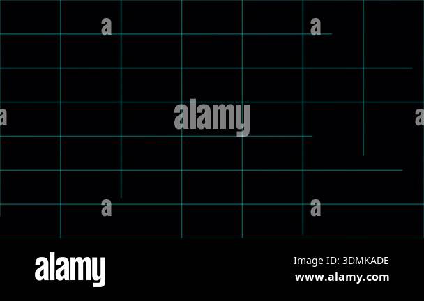 Abstract futuristic blue digital grid lines animation loop for ...