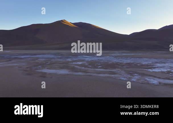 A stunning landscape of the Salar de Pocitos in La Puna, Salta ...