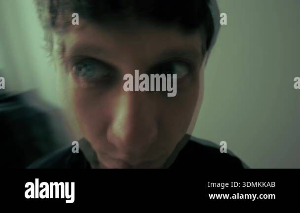 Man experiencing disorientation and hallucinations from drug ...