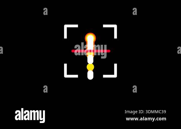 A single bright orange flame burns intensely within the focus frame ...
